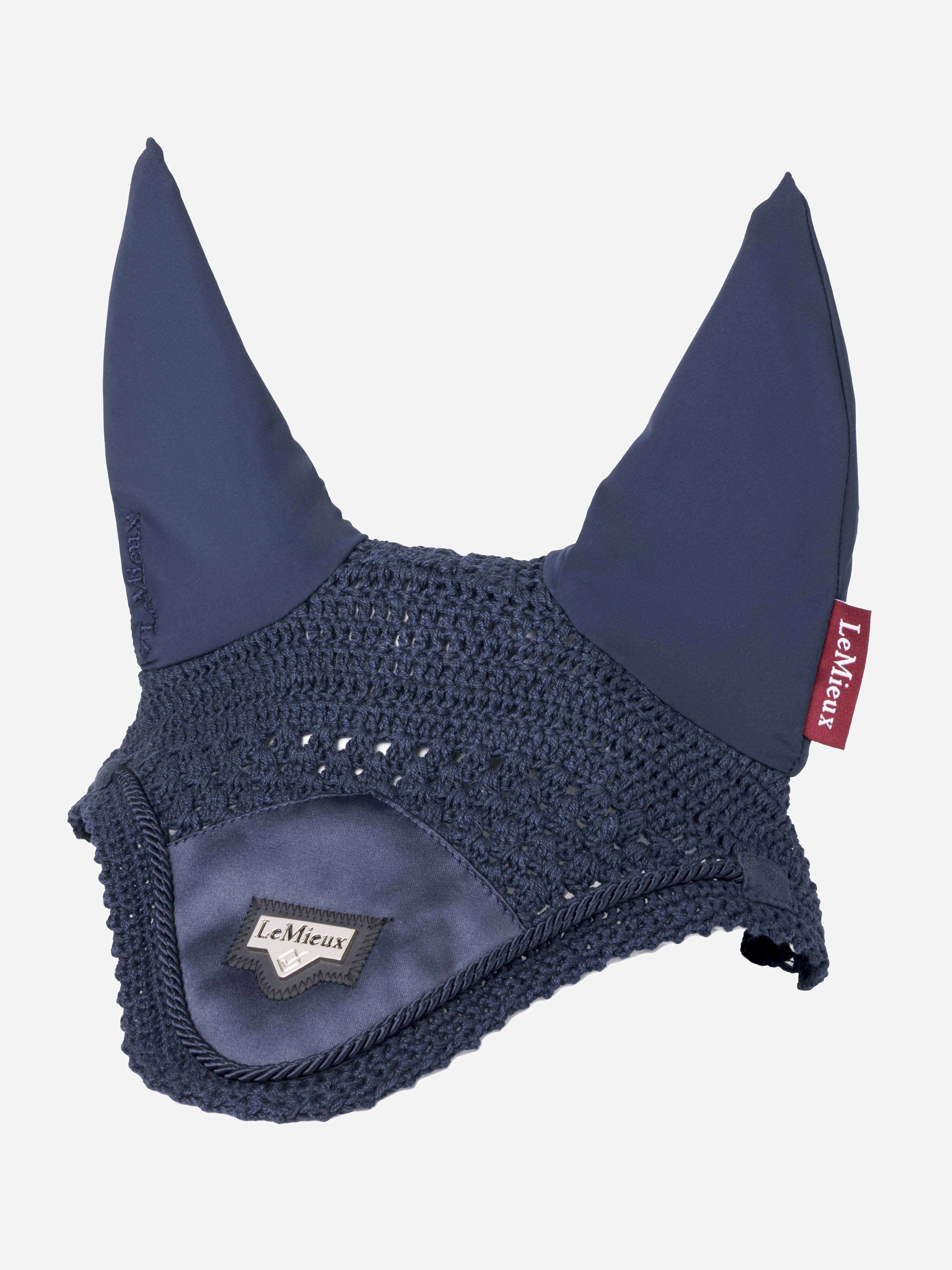 Loire Ear Bonnet Navy Horse