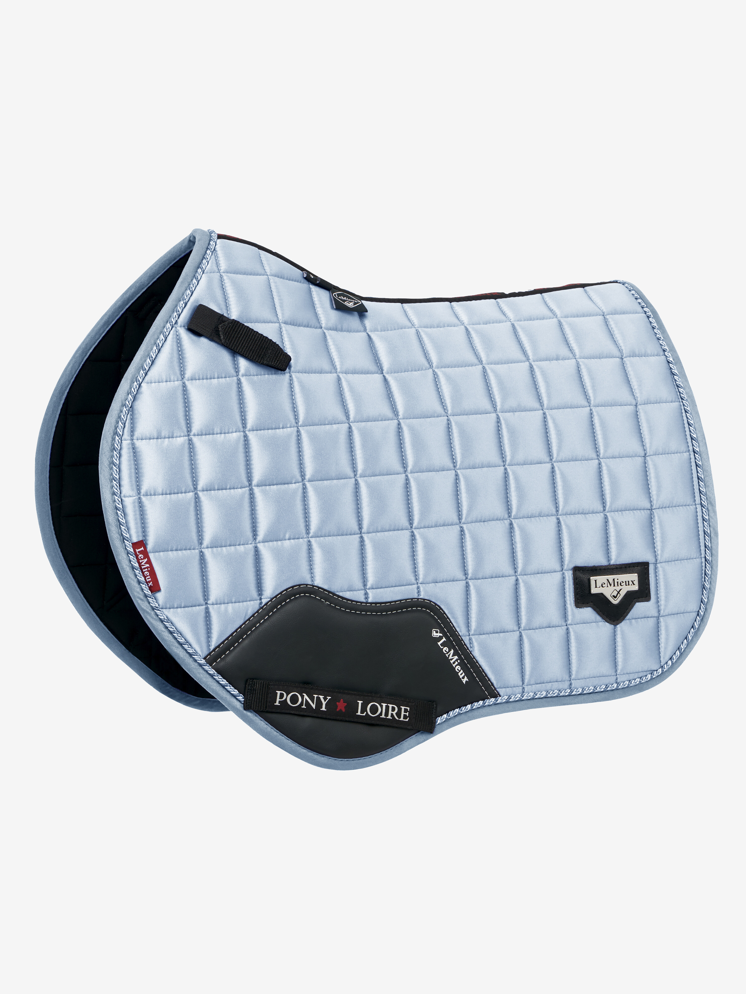 Junior Loire Jump Square Mist Saddle Pads