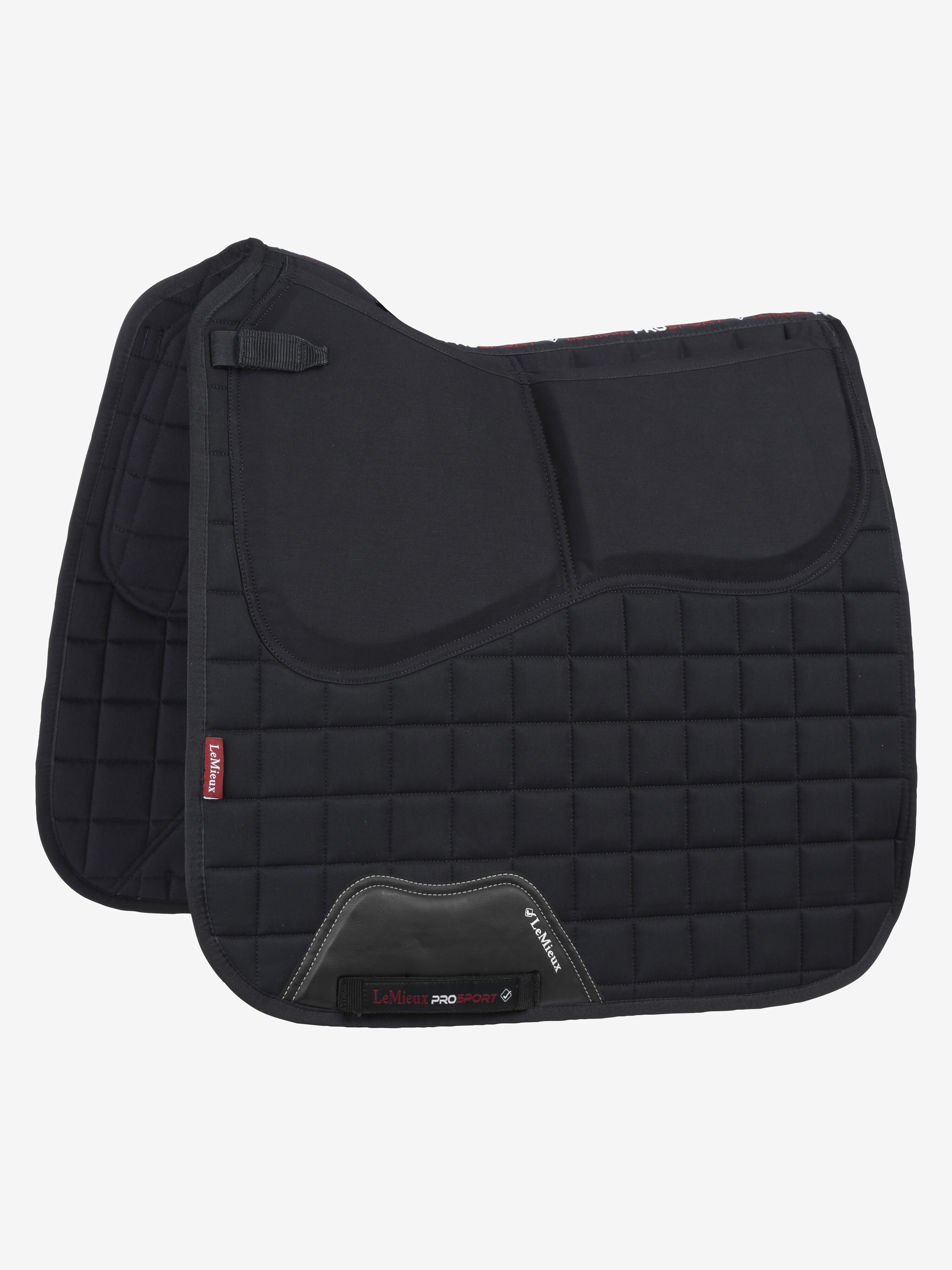 Tapis de selle Square Dressage ProSorb noir Tapis de selle