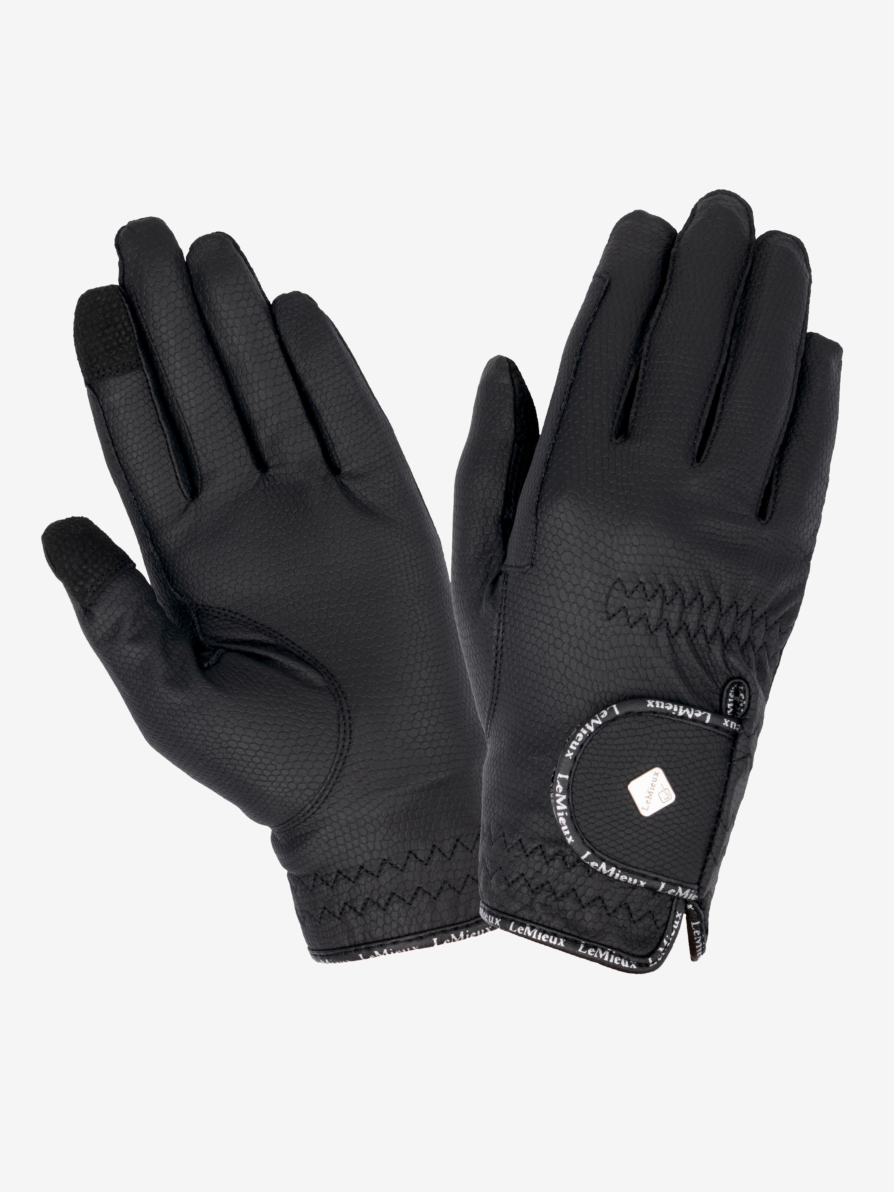 Young Rider Classic Riding Gloves Black Clothing