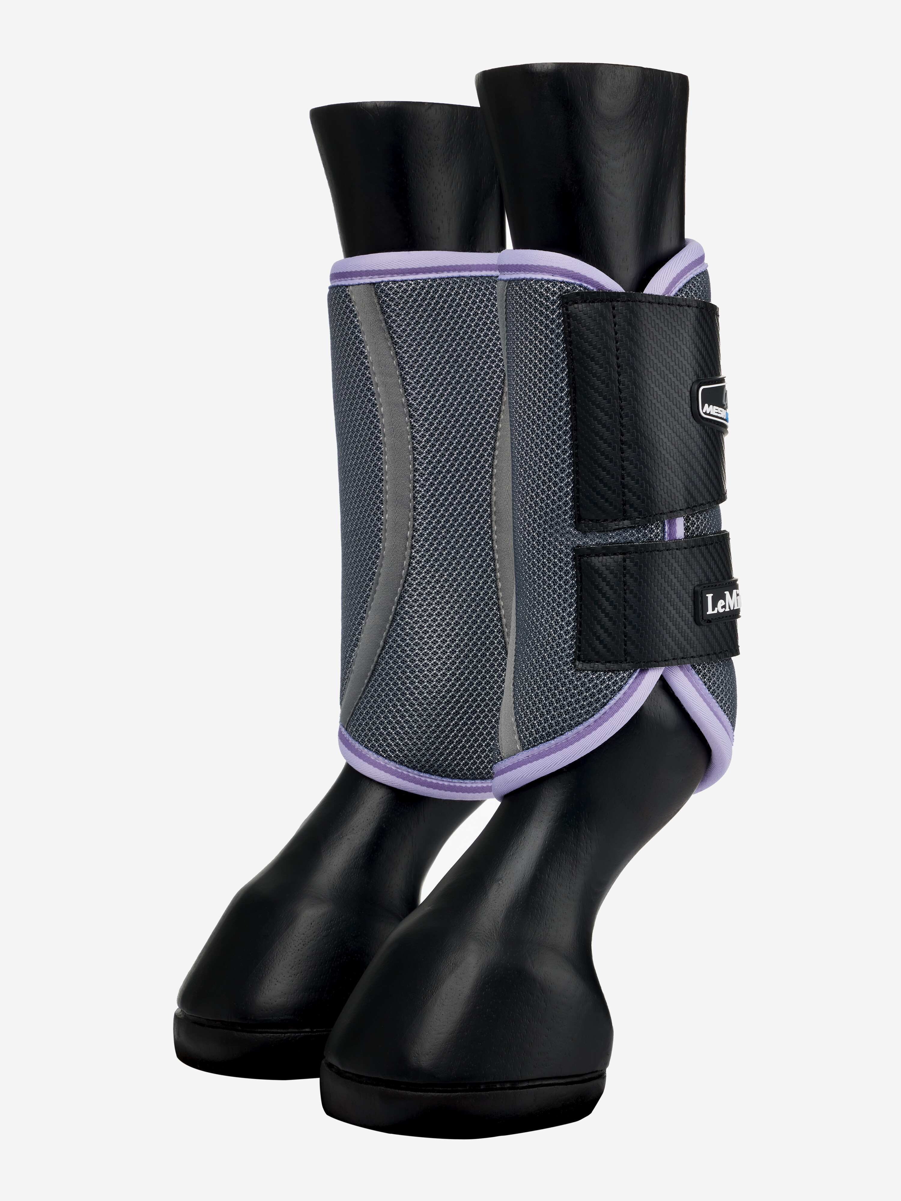 Carbon Mesh Wrap Boots Wisteria