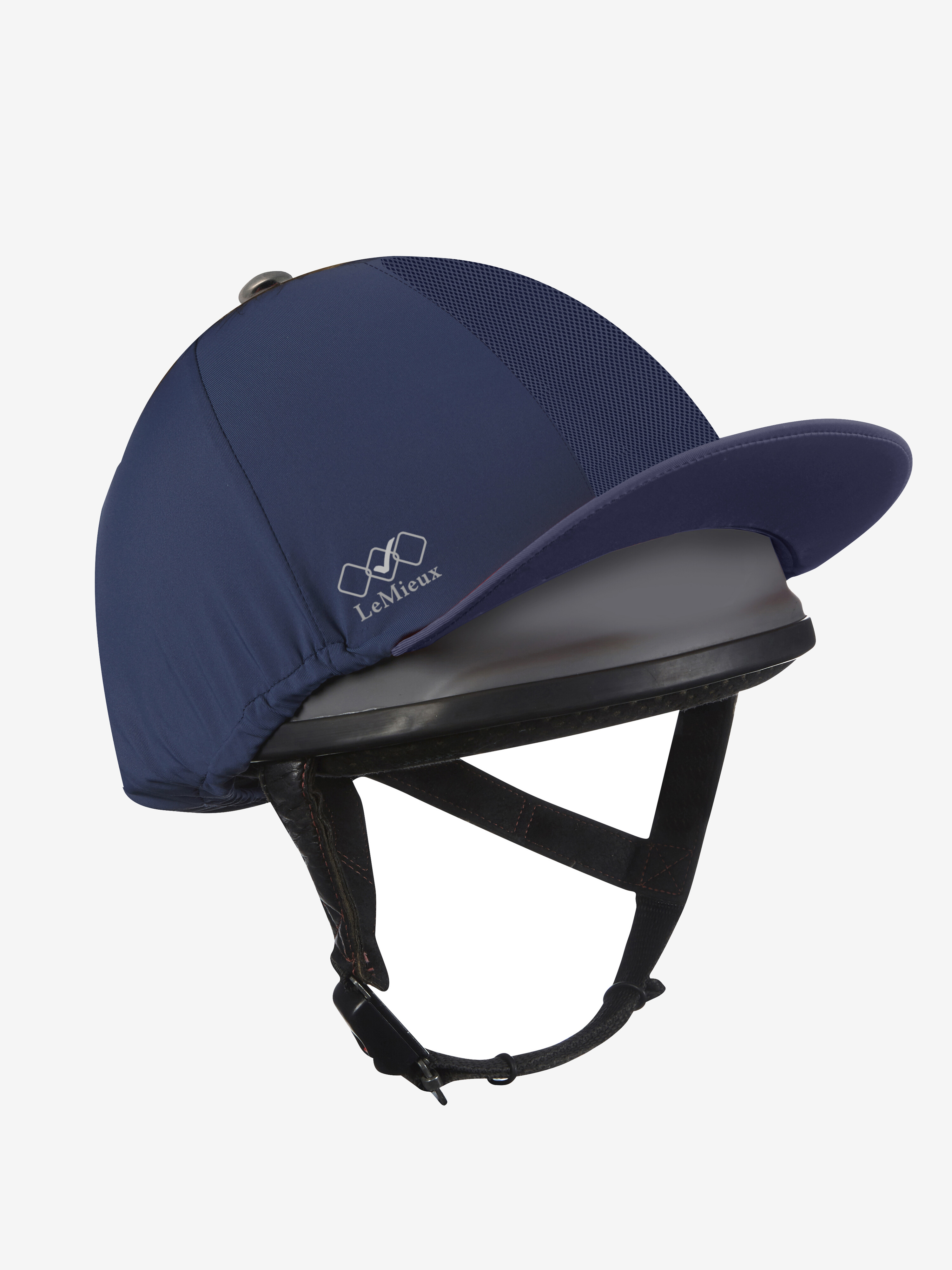navy hat silk