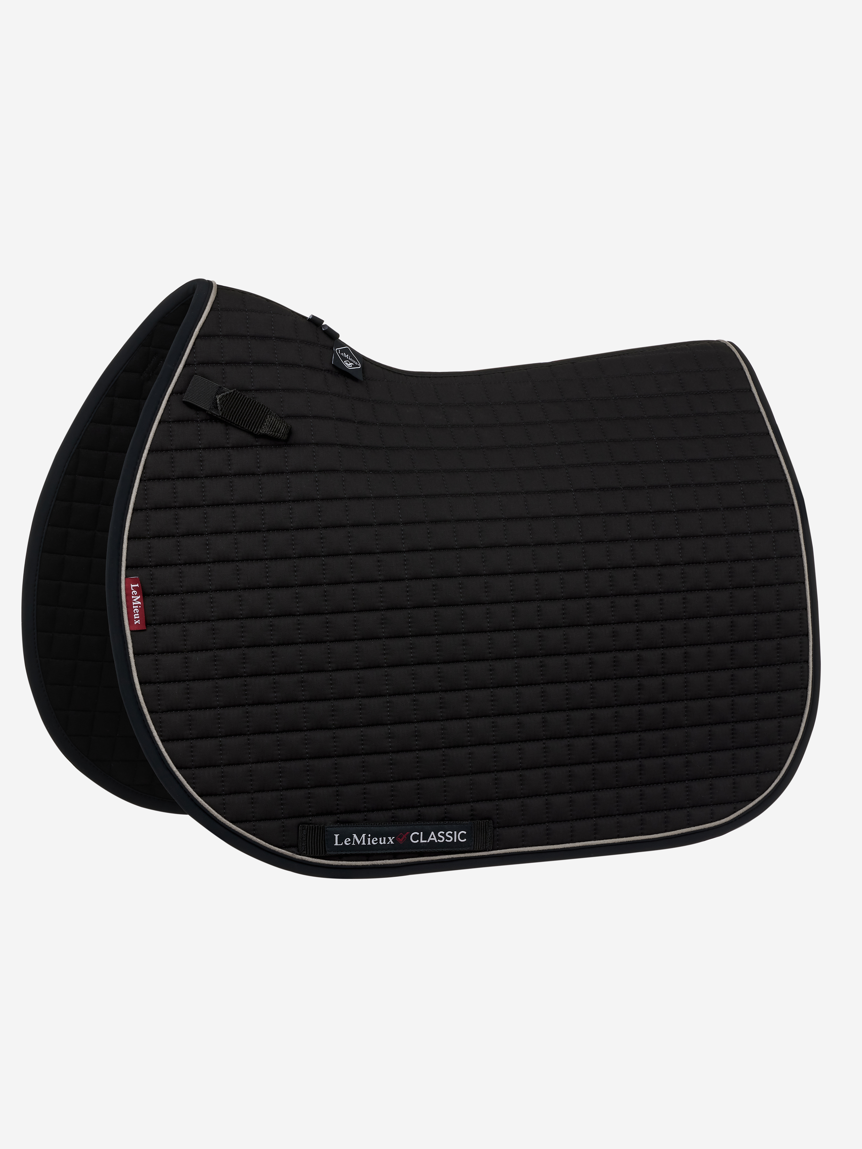 Classic Jump Square Black Saddle Pads